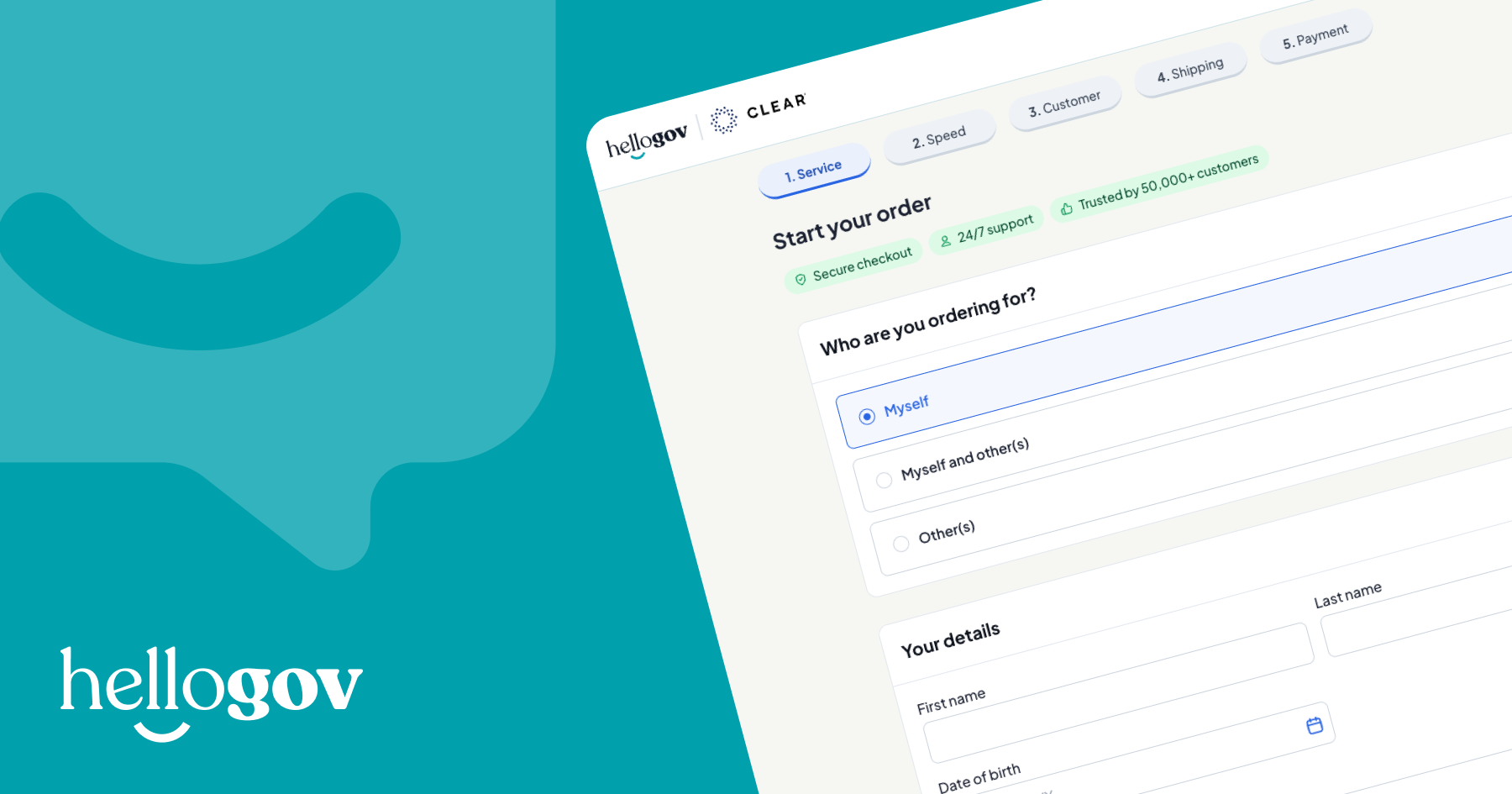 Choose your products | HelloGov